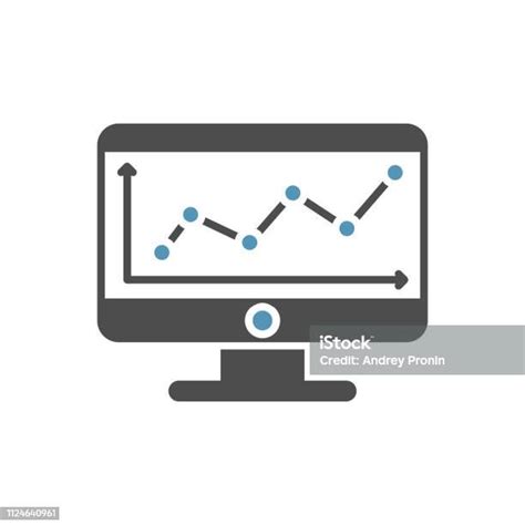 흰색 배경 그래픽 및 웹 디자인 현대 간단한 벡터 기호에 대 한 데이터 Analysys 아이콘 인터넷 개념입니다 웹사이트 디자인