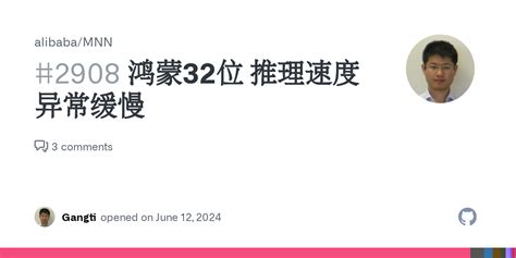 鸿蒙32位 推理速度异常缓慢 · Issue 2908 · Alibabamnn · Github