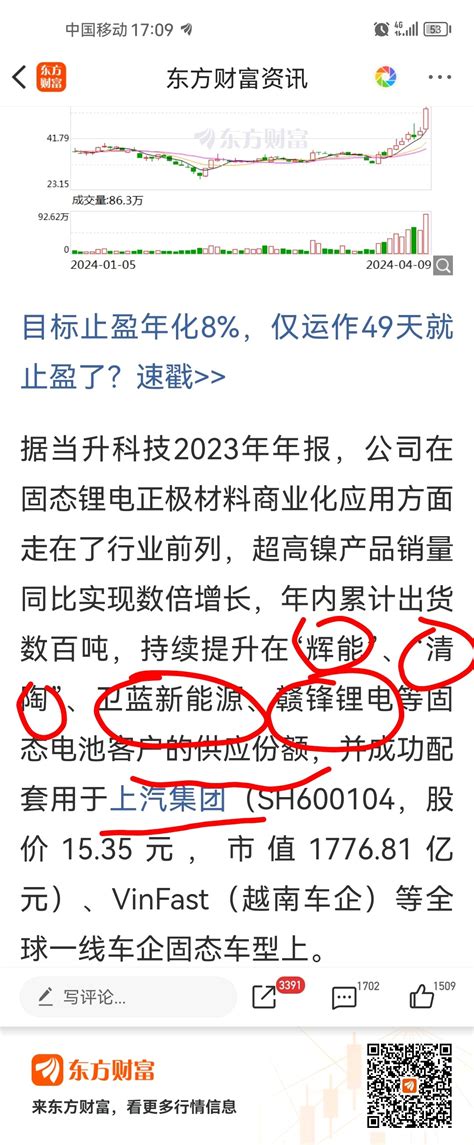 公司供货的都是固态电池的头部企业，“辉能”“清陶”“卫蓝新能源”“赣锋锂业”当升科技300073股吧东方财富网股吧