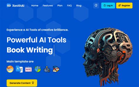 xenithai ai content and image generator tools saas
