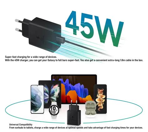 Samsung W Pd Power Adapter With A Usb C To Usb C Cable Best