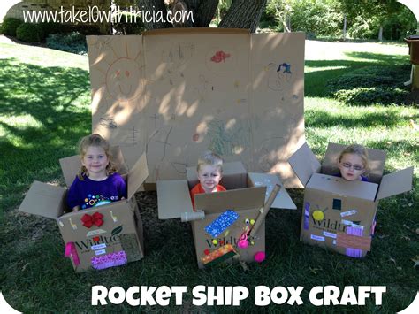Cardboard Box Rocket Ships Take 10 With Tricia