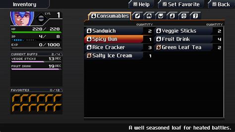 Crosscode Devlog 61 Puzzles Food And A New Menu News Moddb