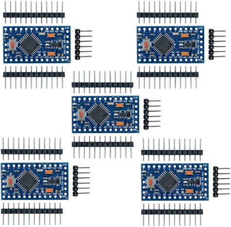 buy diymore 5pcs pro mini atmega328p 3 3v 8m module board with crystal