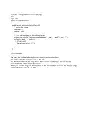 Discover Odd Numbers In A Range Using Java Course Hero