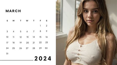 Sexy Wavy Girl 2024 Calender Etsy