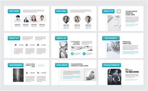 20 Clean Powerpoint Templates