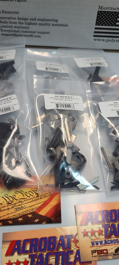 P80 9mm Full Pistol Frame Parts Kit W Complete Trigger Assembly