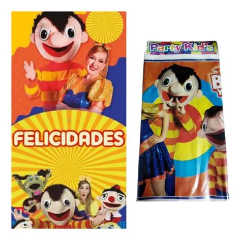 Articulo Fiesta Deco Lona Mantel Bely Y Beto Multicolor Lisa Bely Y Beto MercadoLibre