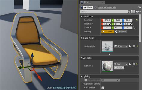 Setting Up Materials With Static Meshes Unreal Engine Documentation