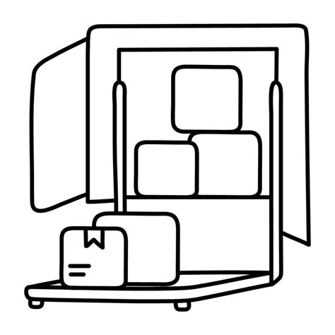 Perfect Design Icon Of Container Loading 41487465 Vector Art At Vecteezy