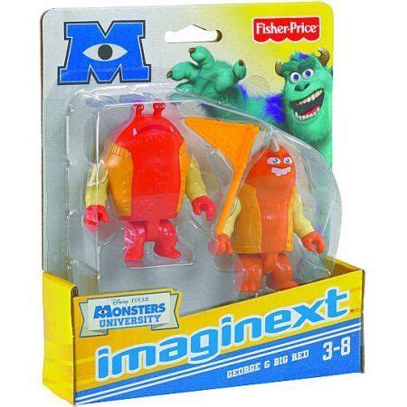 Fisher Price Disney Pixar Monsters University Imaginext George Big Red Action Figures