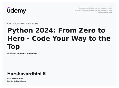 Harshavardhini Karuppiah On Linkedin Python Coding Udemy