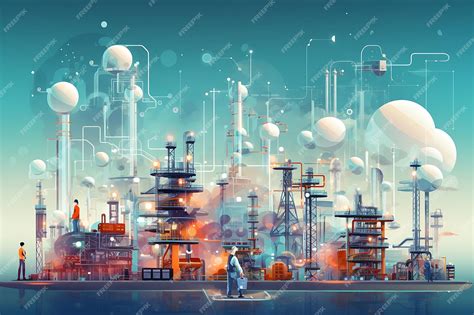 Premium Photo Industrial Iot And Connectivity