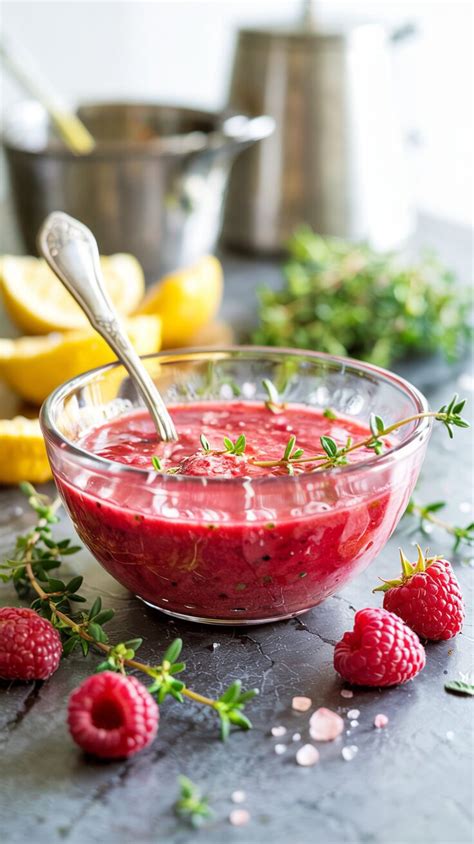 Raspberry Vinaigrette Dressing Recipe • Homefoodblog