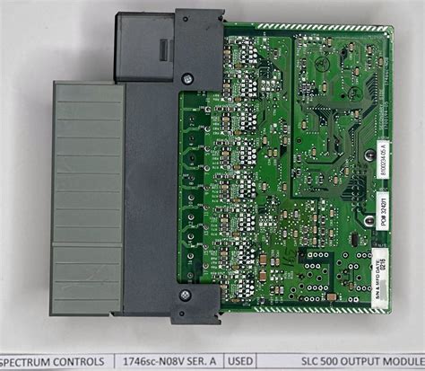 SPECTRUM CONTROLS 1746sc N08V SER A SLC 500 8 CH ANALOG VOLTAGE OUTPUT MODULE EBay