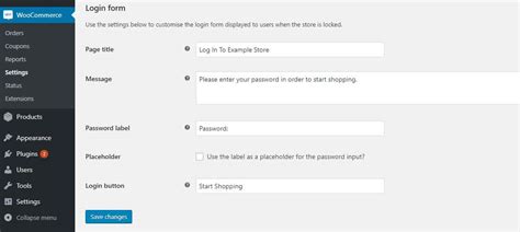 How To Password Protect Your Woocommerce Shop Page