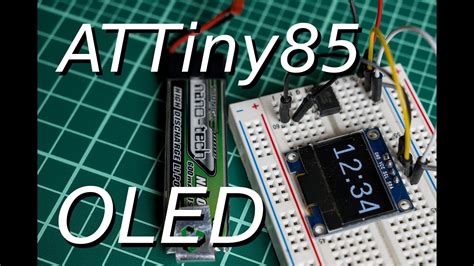 Using An Attiny85 With An Oled Display Youtube