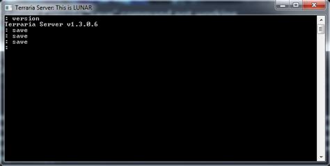 Pc Pc Server Console Save Command Not Working Terraria Community