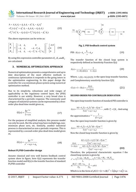 Robust Pid Controller Design For Non Minimum Phase Systems Using