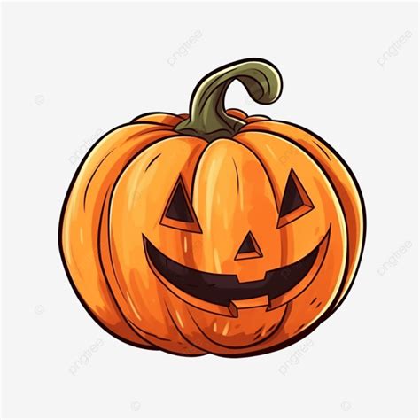 할로윈 호박의 손으로 그린 만화 벡터 일러스트 레이 션 호박 얼굴 호박 호박 조각 Png 일러스트 및 이미지 에 대한 무료 다운로드 Pngtree