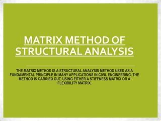 Advanced Structural Analysis Ppt