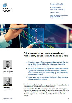 A Framework For Navigating Uncertainty High Quality Bonds Return To