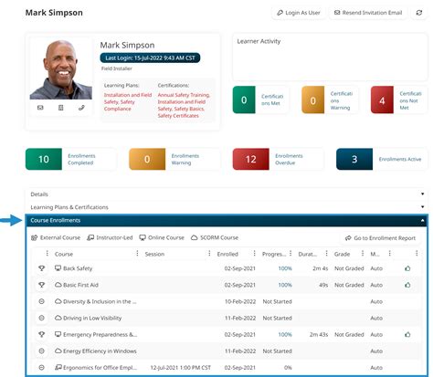 How Can I View My Learners Training History
