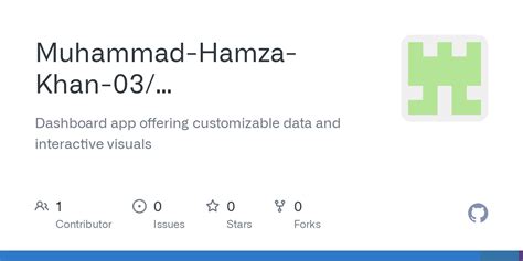 GitHub Muhammad Hamza Khan Dashboard Dynamic Dashboard App Offering Customizable Data And