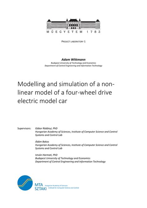 Nonlinear Vehicle Modelling Pdf