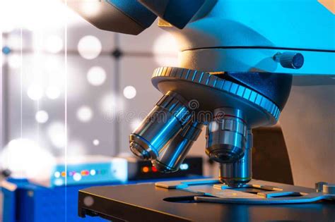 Optical Microscopes In Store Stock Image Image Of Medicine Macro 165855997