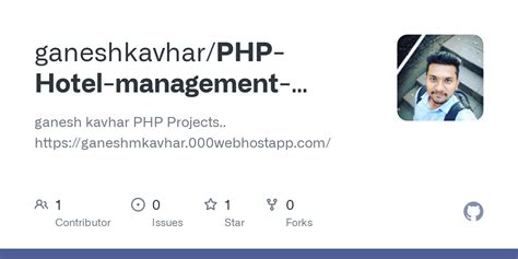Github Ganeshkavharphp Hotel Management Project Ganesh Kavhar Php