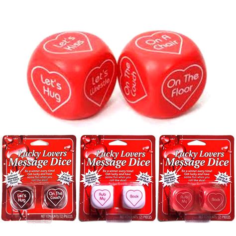 1 Pack Sexy Dice Adult Game Lovers Message Couple Party Novelty T