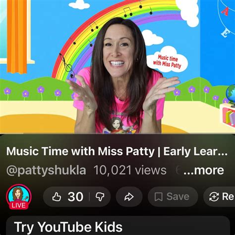 Patty New Show On Youtube Sing Along And Dance With Patty Shukla For