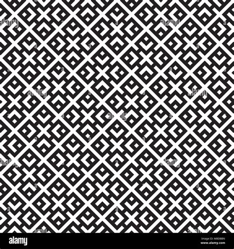 Seamless Pattern From A Simple Geometric Element In A Diagonal Direction With An Offset Stock