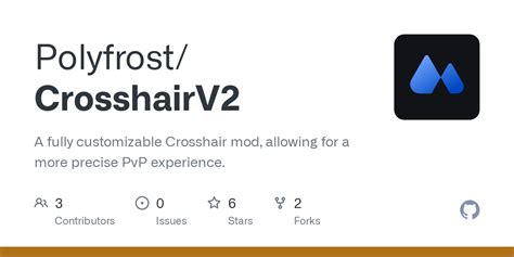 GitHub Polyfrost CrosshairV2 A Fully Customizable Crosshair Mod Allowing For A More Precise