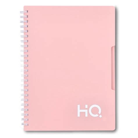 Youva Hq Spiral Notebook A5 160 Pages Salmon Pink Pen Souq
