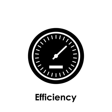 Speedometer Efficiency Vector Icon Illustration 23039558 Vector Art At Vecteezy