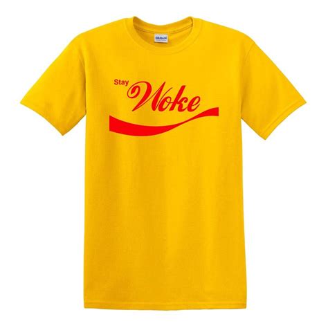 Stay Woke Black Lives Matter No Justice No Peace Parody Tee T Shirt Ebay