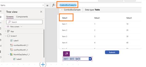 Solved Loop Output Multiple Combobox Power Platform Community