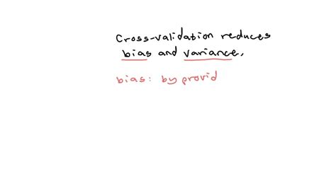 Solved If The Models Cross Validation Error Is Much Higher Than The Training Error This Is An