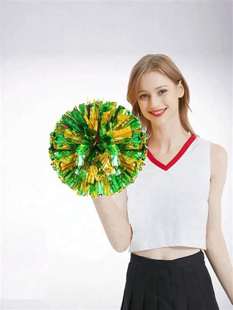 1pc Cheerleading Pom Poms Handheld Flower Ball For Cheerleader