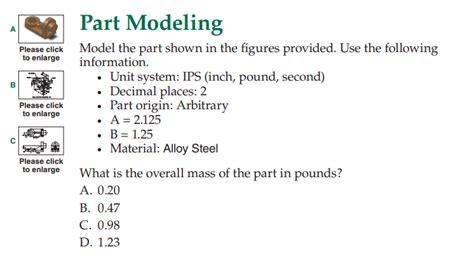 Solved A To Enlarge Please Click To Enlarge Part Modeling Chegg