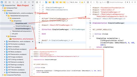 Xcode How To Write Ios Framework For React Native Components Stack Overflow