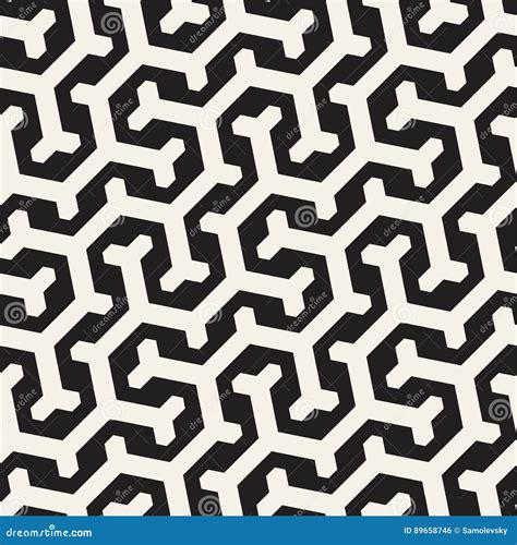 Vector Seamless Interlacing Lines Pattern Repeating Geometric