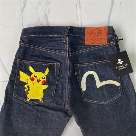 กางเกงยีนส์ผู้ชายแนววินเทจ Evisu สินค้าแท้ ผลิตญี่ปุ่น Shopee Thailand