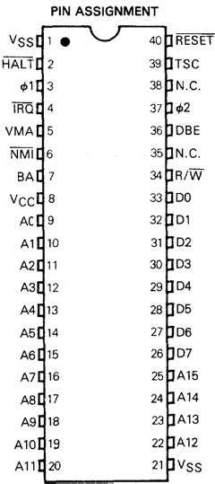 6800 Datasheet Pdf Motorola Freescale 8 Bit Microprocessing Unit