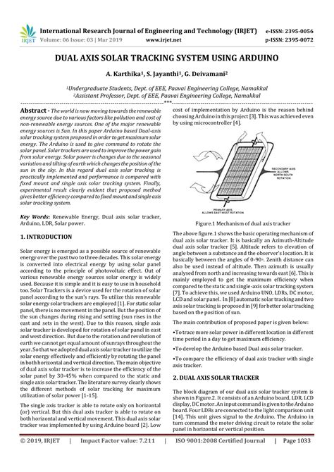 Single Axis Solar Tracker Using Arduino Circuit Diagram Circuit Diagram
