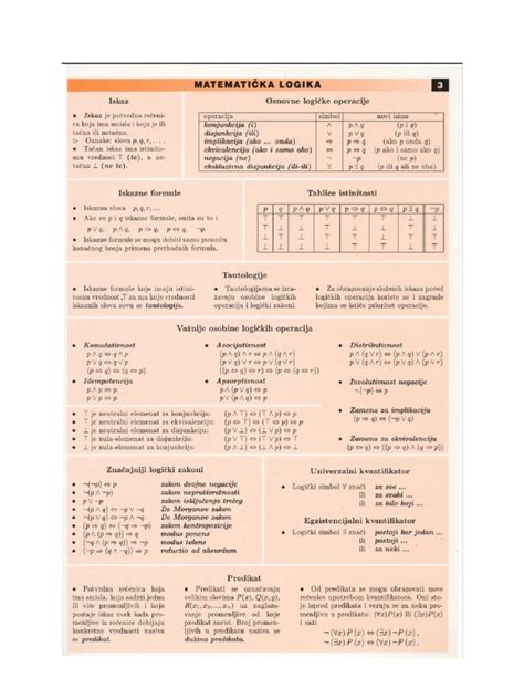 Matematicke Formule Pdf