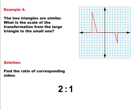 Math Example Geometric Transformation Similarity Transformations